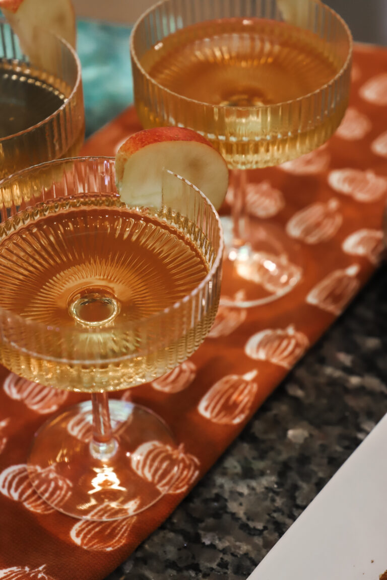 Fall Spiced Apple Mimosa Recipe - IsabelxMarie
