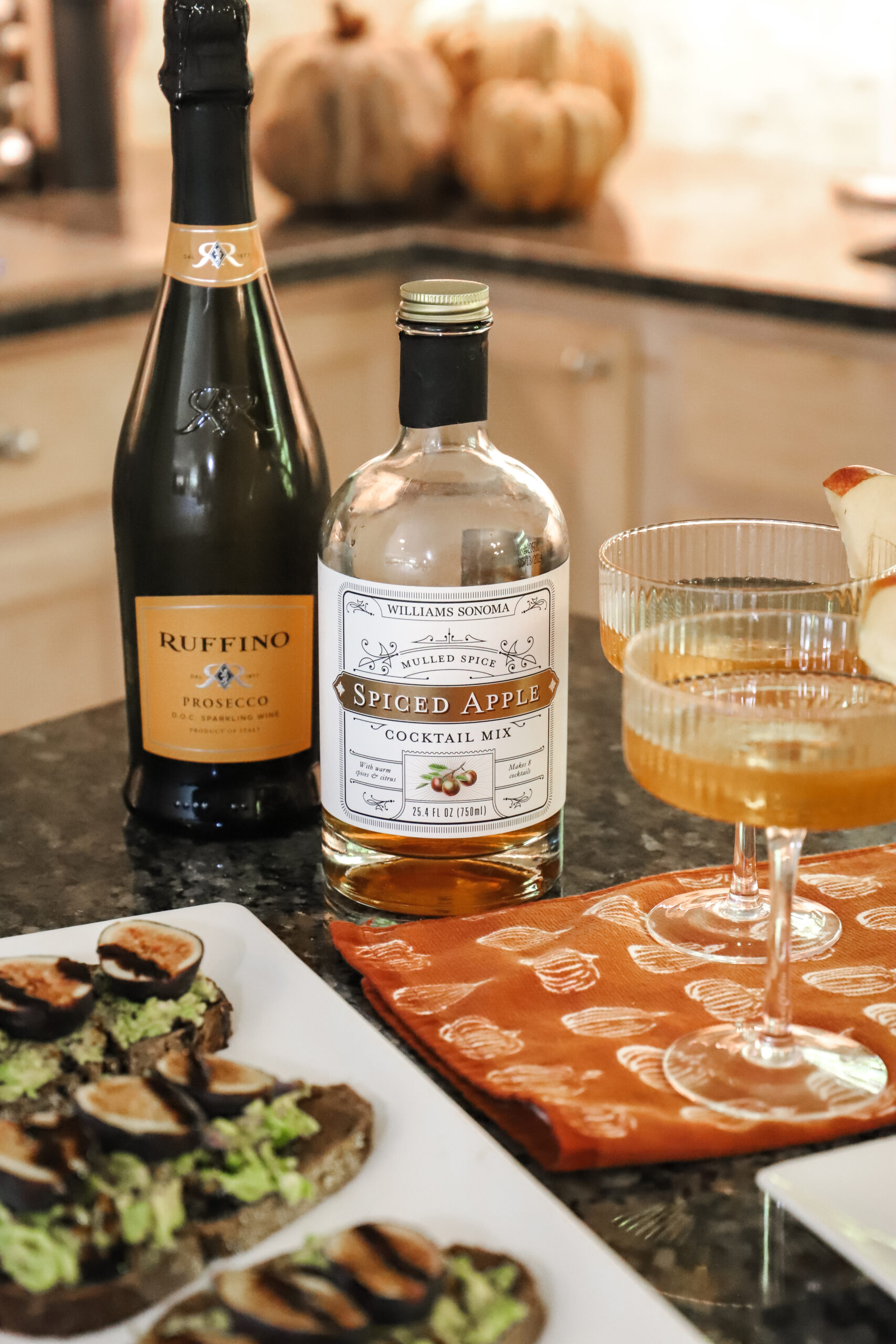 Fall Spiced Apple Mimosa Recipe - IsabelxMarie