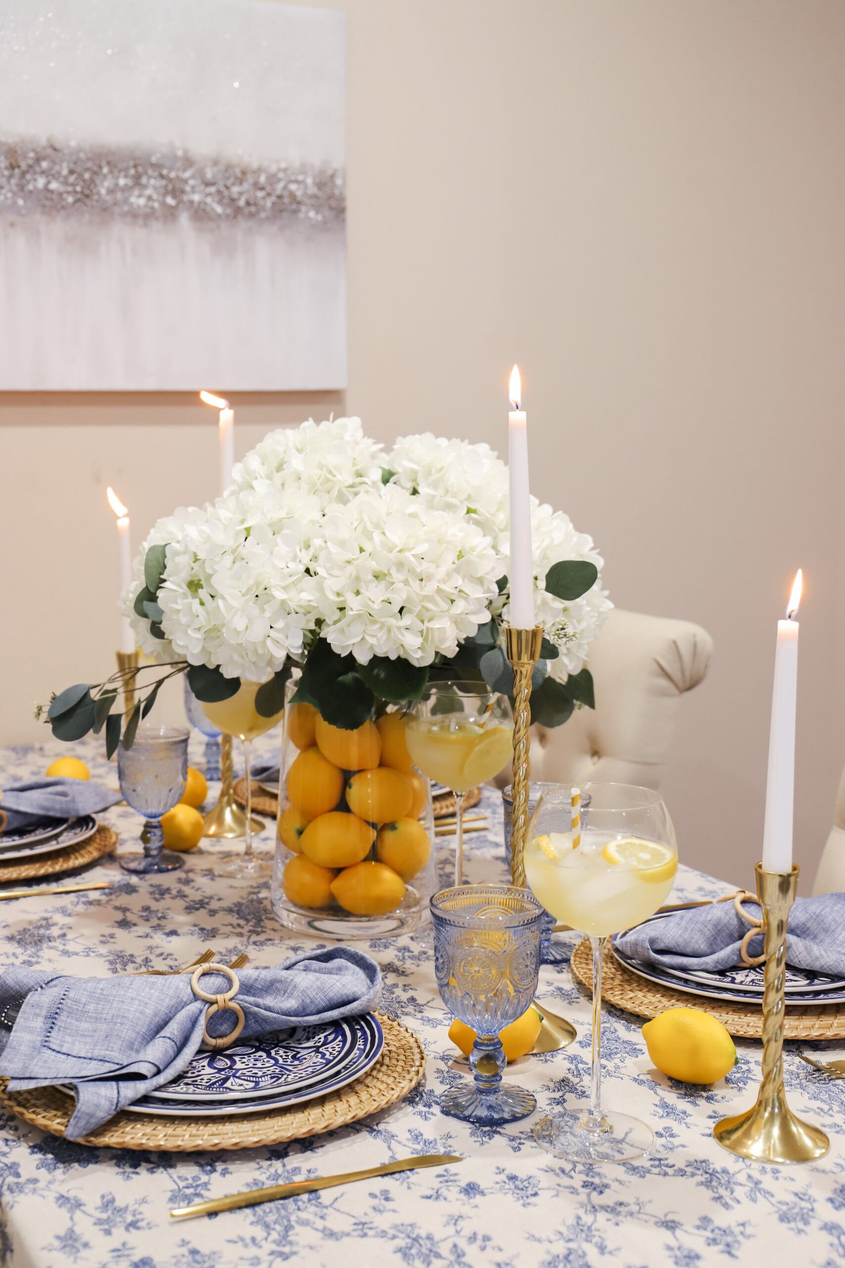 Coastal Italian Summer Tablescape - IsabelxMarie